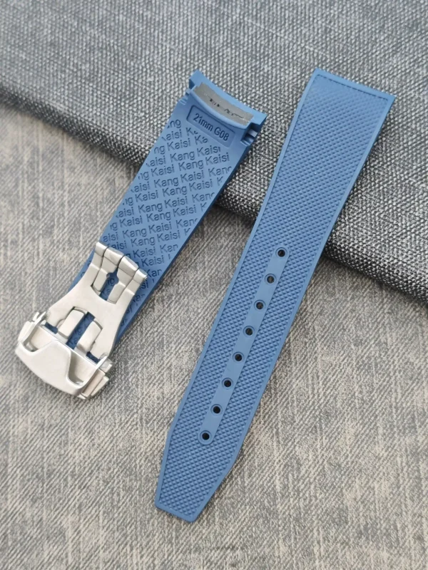 FKM Rubber Strap for Longines Hydroconquest L3 Series – 21mm Curved End ...